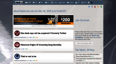 Get Abovetopsecret.com news - AboveTopSecret.com - Conspiracy Theories ...
