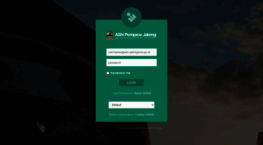 Get Asn.jatengprov.go.id news - Login E-Mail ASN