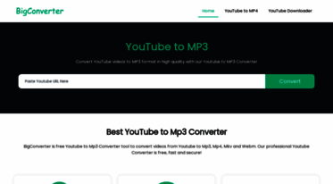 Get Bigconverter.com news - Youtube to MP3 Converter and Downloader ...