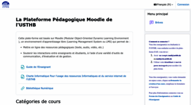 Get Campusvirtuel.usthb.dz news - Home | Moodle USTHB
