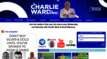 Get Charlieward.tv news - The Charlie Ward Show