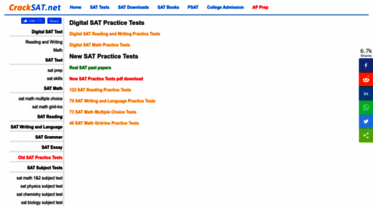 Get Cracksat.net news - Digital SAT & New SAT Test Prep: Free SAT ...
