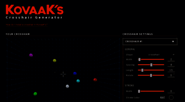 Get Crosshair.themeta.gg news - Kovaak's Crosshair Generator