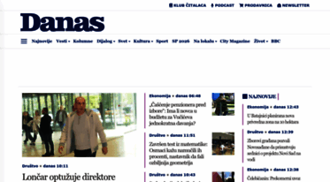 Get Danas.rs news - Dnevne novine - Najnovije vesti - Dnevni list Danas