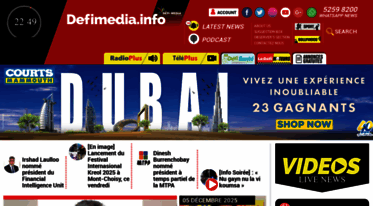 Get Defimedia.info news - Le Défi Media Group | Defimedia