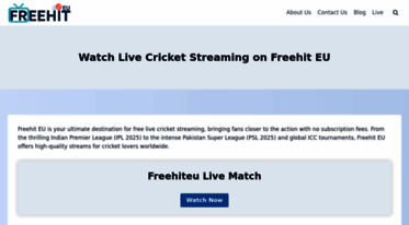 Get Freehiteu.org news - Freehit EU - Watch Online Cricket Matches Live in HD