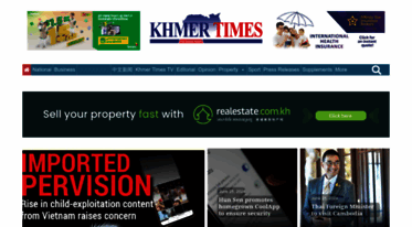Get Khmertimeskh.com news - Cambodia News Home - Khmer Times