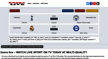 Get Kooora-lives.io news