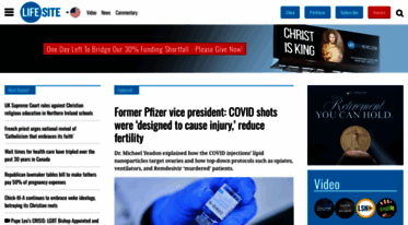 Get Lifesitenews.com news - LifeSite Home - U.S. Edition