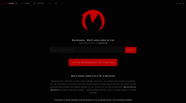 Get Masteranime.tv news - Masteranime - Watch Anime Online Free | MasterAni
