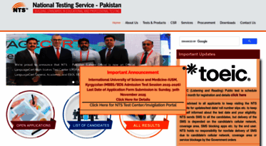 Get Nts.org.pk news