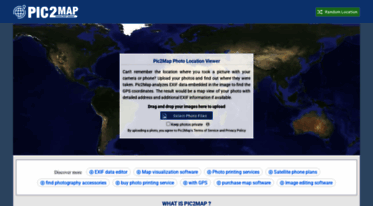 Get Pic2map.com news - Photo Location & Online EXIF Data Viewer - Pic 2 Map