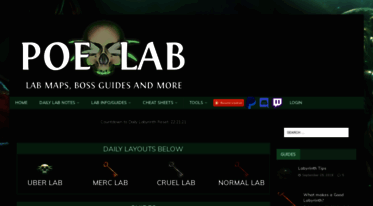 Get Poelab.com news - PoELab