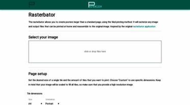 Get Posterizer.online news - Rasterbator