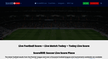 Get Score808lives.com news - Score808Lives | Live Football Score ...