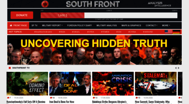 Get Southfront.press news - SouthFront: Crisis News, World Events ...