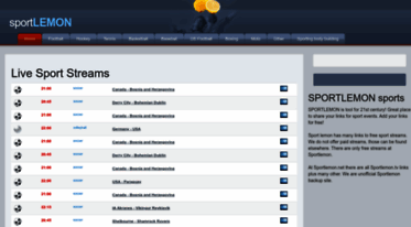 Get Sportlemon.org news - SportLemon - From Sport - Watch Live Sports ...