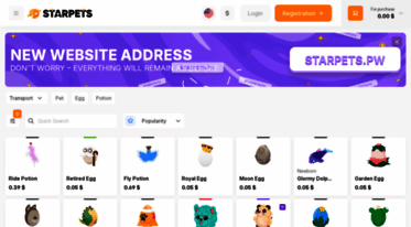 Get Starpets.pw news - StarPets - Marketplace of In-Game Items