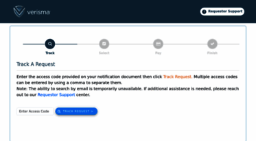 Get Track.verisma.com news - Track A Request - Verisma Tracking App