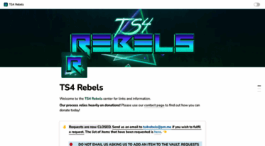 Get Ts4rebels.cc news - TS4 Rebels - Index page