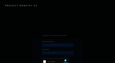 Get V2.rencify.net news - Project Rencify | Login