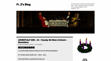 Get Wdtprs.com news - Fr. Z's Blog | Formerly entitled: "What Does The ...