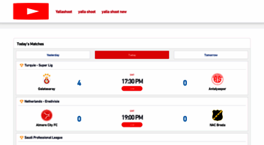 Get Yalla-shoot-tv.one news - Yalla Shoot English: Free Live Football ...