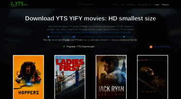 Get Yts.ag news - The Official Home of YTS YIFY Movies Torrent Download ...